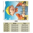 Bob The Builder Blanket, Super Soft Throw Blanket For Couch Sofa Bed ...