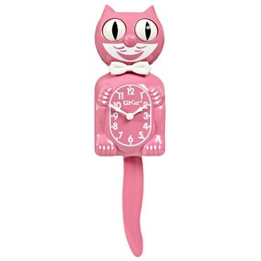 Space Cherry Red Lady Kit Cat Clock 15.5" Full Size Retro Style Kit-Cat ...