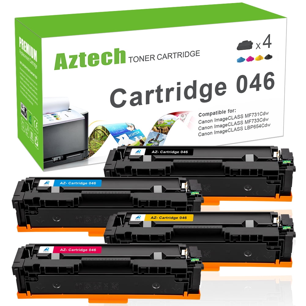Aztech 4-Pack Compatible Toner Cartridge for Canon 046 imageCLASS ...