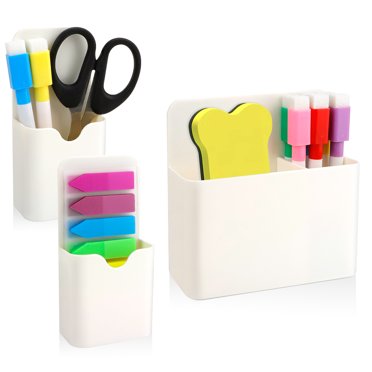 WSNIJFU 3 Pack Magnetic File Holder, Large Size Refrigerator Magnetic ...