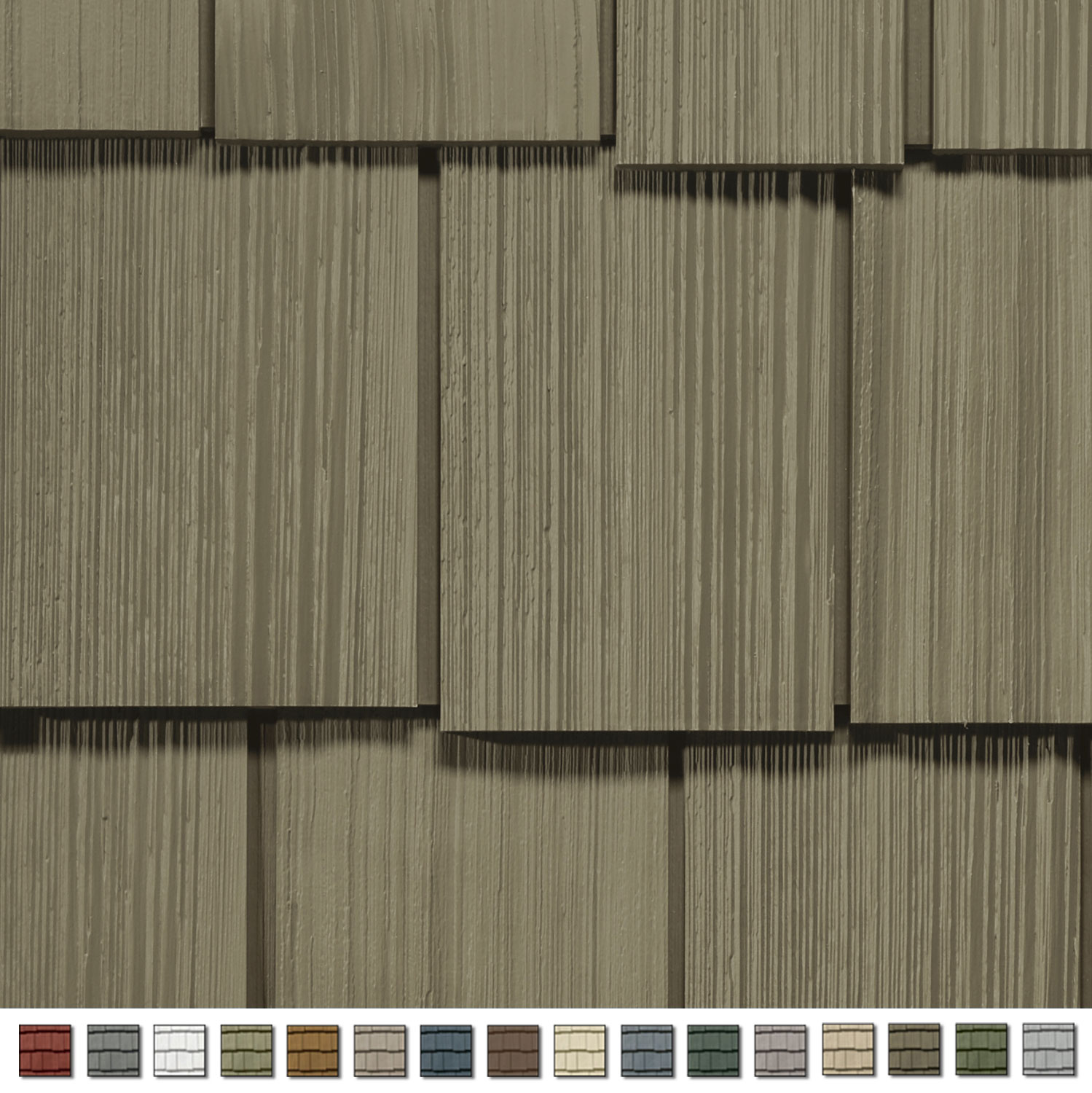Cedar Impressions Double 9in. Staggered Rough Split Shakes (1/2 Square ...