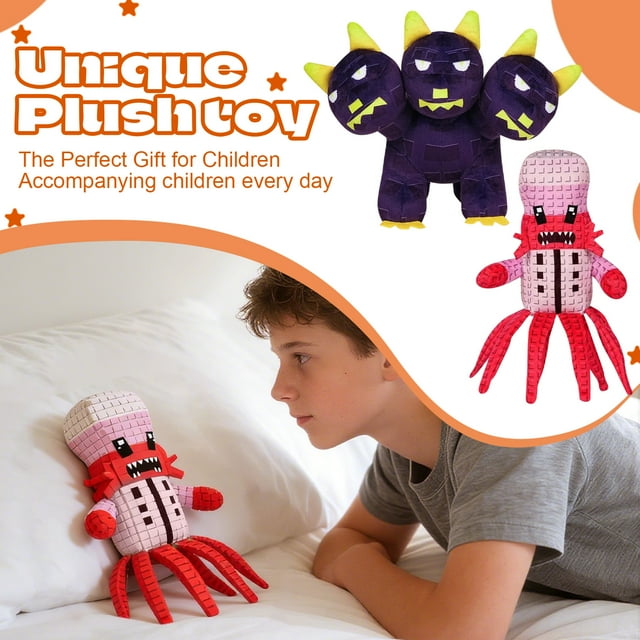 Plants vs Brainrots Plushies - Brainrot 10 inch Game Chracters Stuffed ...