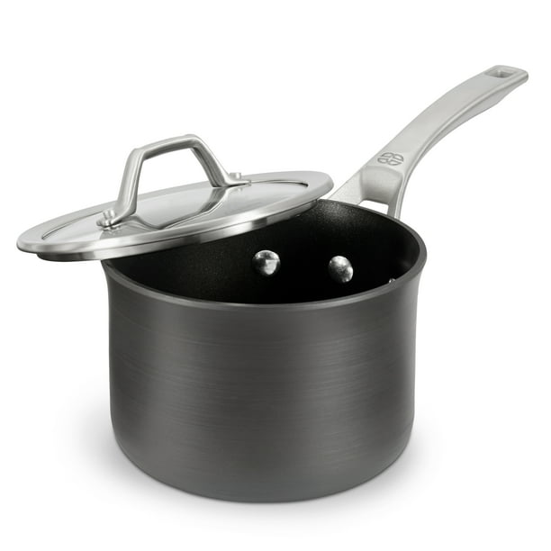 Calphalon Signature Hard Anodized Nonstick 2 Quart Sauce Pan With Cover