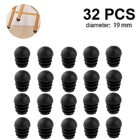 32 Pieces Pipe Plugs, Round End Cap, Pipe, Lamellar Plugs With ...