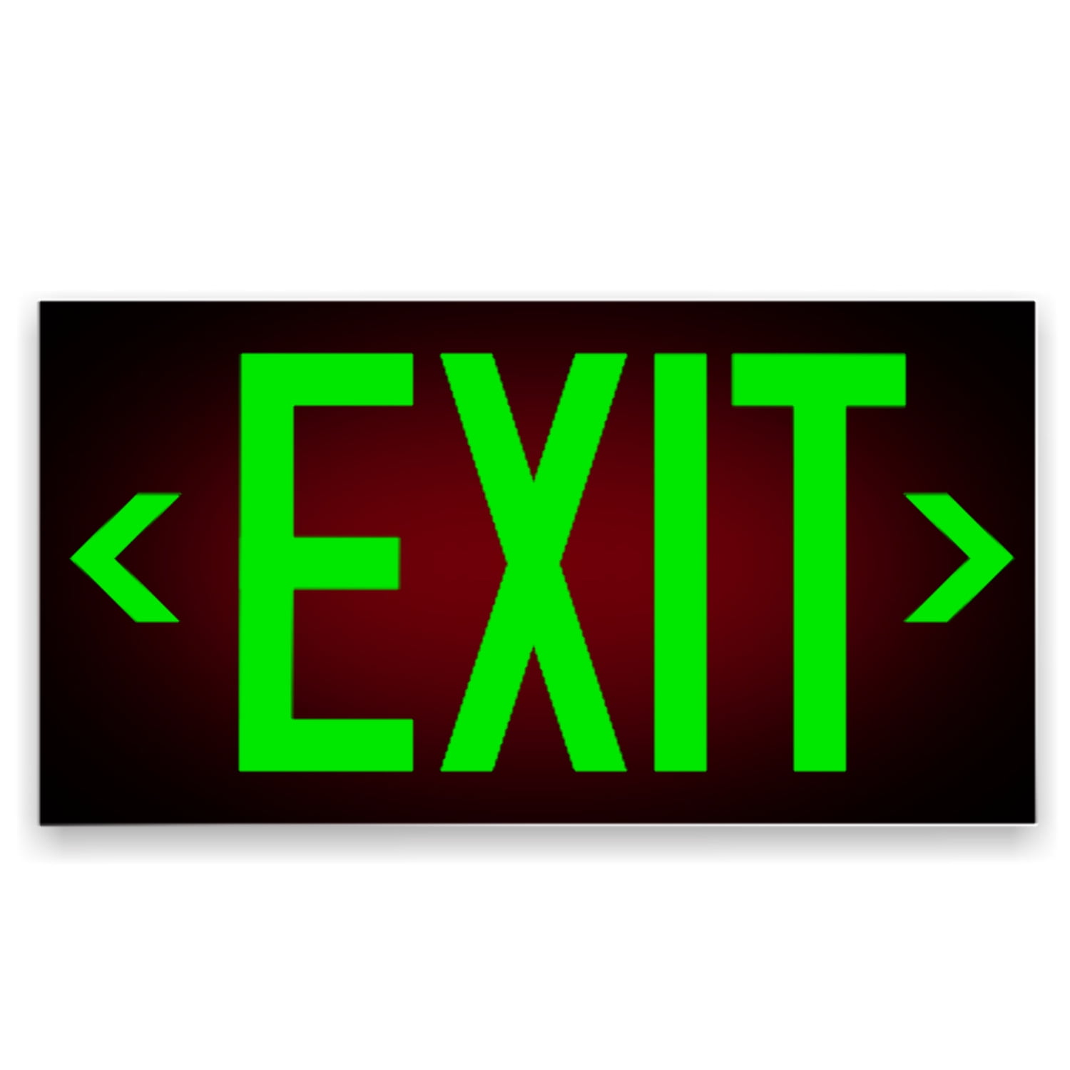 Photoluminescent Exit Sign Red - Aluminum Code Philippines | Ubuy