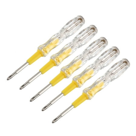 Voltage Tester, 100-500V Electrical Test Pen, 3.5mm Double Head Slot ...