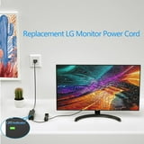VHBW for LG Monitor Power Cord 19V DC Replacement, CE FCC RoHS ...