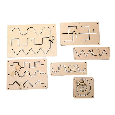 Busy Board Diy Track Toys Baby Montessori Sensory Activity Board ...