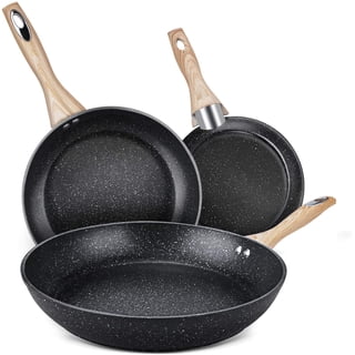 3 Piece Tramontina Nonstick Fry Pan Set (8", 10" and 12"), Gray ...