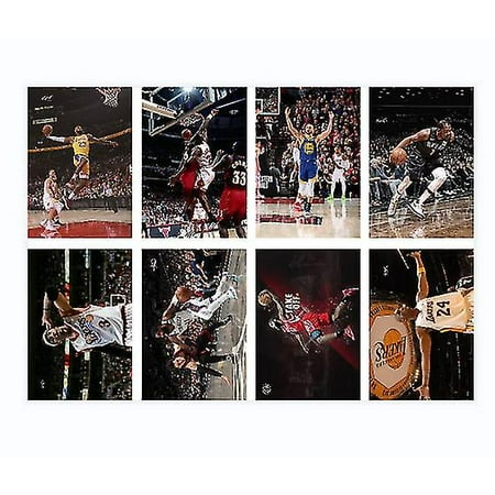 Nba Basketball Hd Posters 8 Pcs | Walmart Canada