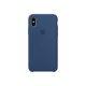 Apple Silicone Case for iPhone X - Blue Cobalt - Walmart.com
