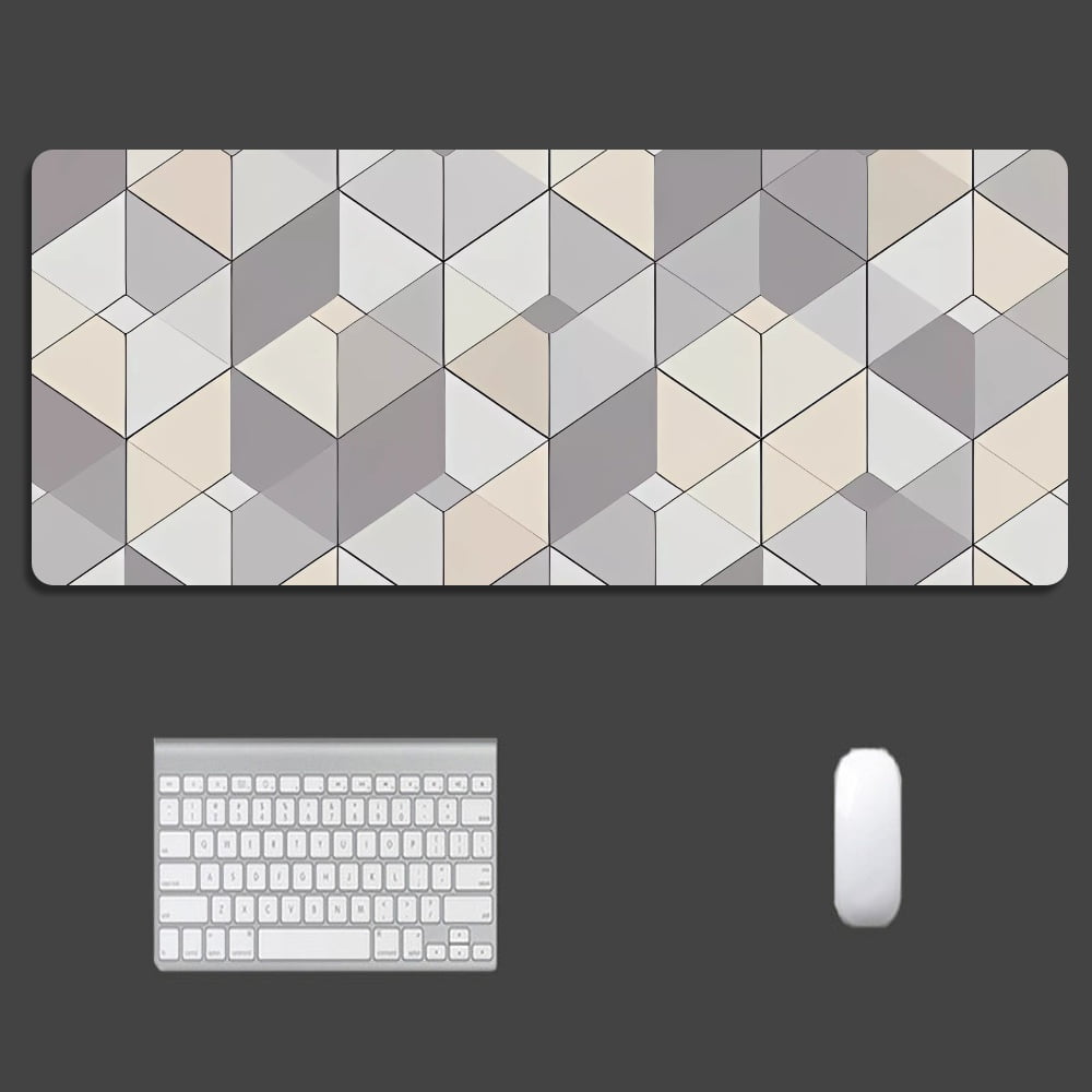 FHENF Extended Large Keyboard Mouse Pad Classic Rubber Base Laptop Desk ...