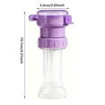 Beforeyayn Portable Straw Lid,with storage bottle anti-choking and ...