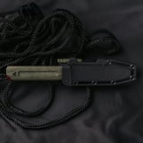 Swiss Tech 6797 8.75" Full Tang Fixed Blade Knife with Sheath and Rod ...