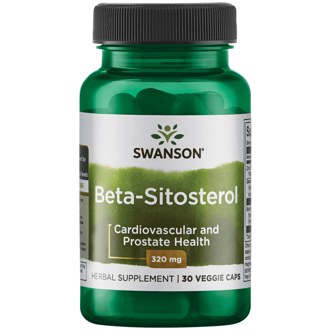 Swanson Beta-Sitosterol 320 mg 30 Veggie Capsules - Walmart.com ...