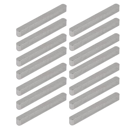 Unique Bargains 30mmx3mmx3mm 304 Stainless Steel Key Stock Keystock ...