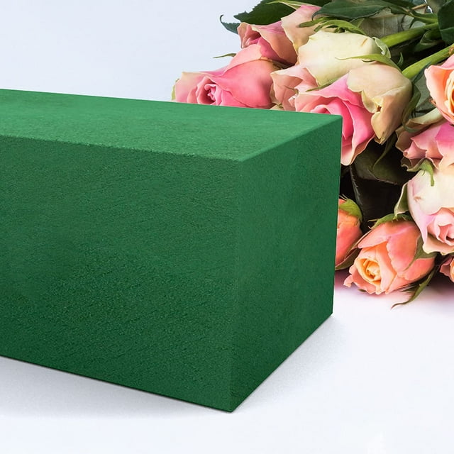Happon 1 Pc Floral Foam Blocks, Green Wet Dry Flower Foam Plant Foam ...