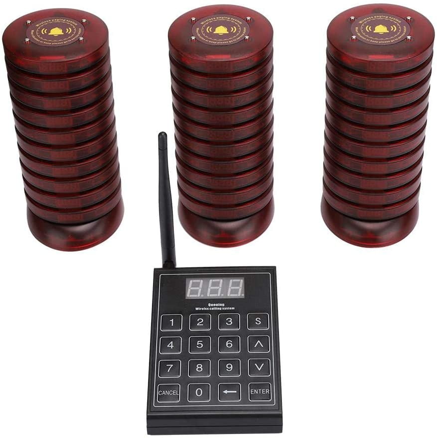 Wireless Coaster Pager Calling System,Restaurant Customer Guest Queue ...