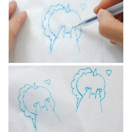 tredstone 10Pieces Water Soluble Embroidery Stabilizer with Pen for ...