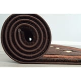 Premium 3D Effect Hand Carved Thick Modern Cowboy Lodge Texas Star Area ...