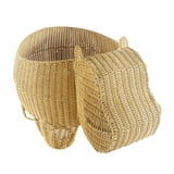 Kaplan Early Learning Hippo Washable Wicker Floor Basket - Walmart.com