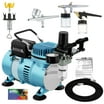 Master Airbrush Cool Runner II Dual Fan Air Compressor Pro Kit with 3 ...