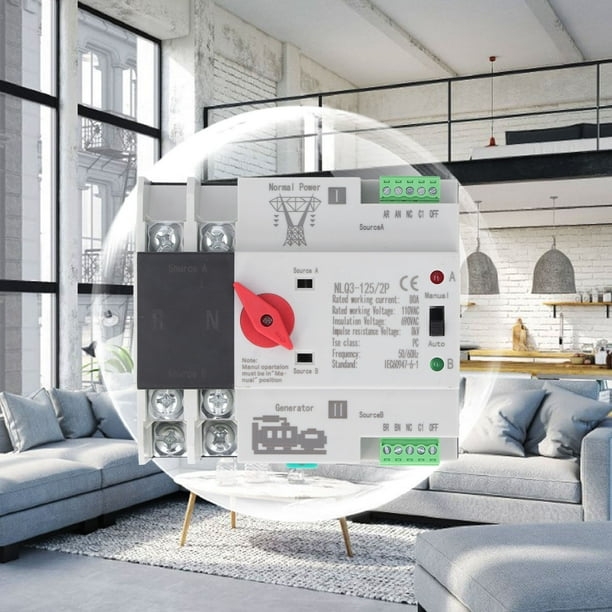 Dual Power Switch,Dual Power Automatic Transfer Generator Changeover ...