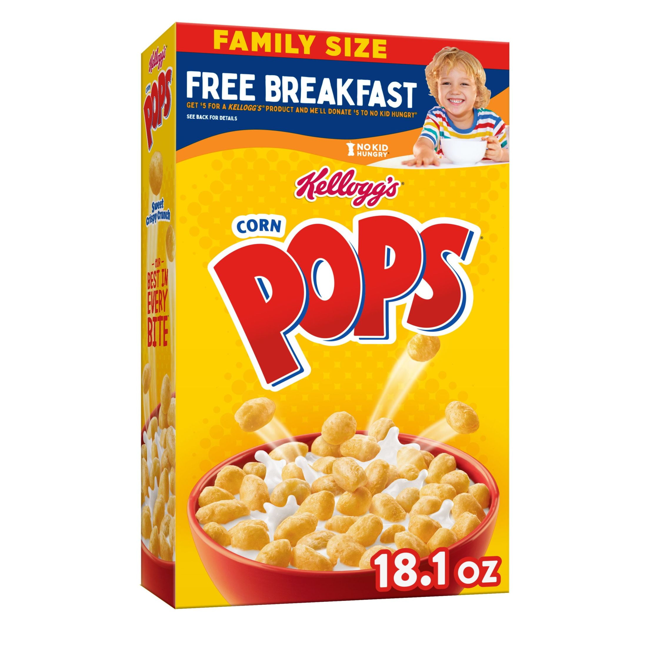 Kellogg's Corn Pops Original Cold Breakfast Cereal, 18.1 oz - Walmart ...