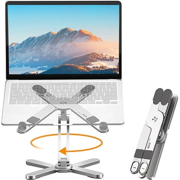 Rocelco 19" Portable Desk Riser, Height Adjustable Travel Standing Desk ...