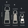 3Pieces Detachable Metal Zippers Pulls Replacement Set With Alloy ...