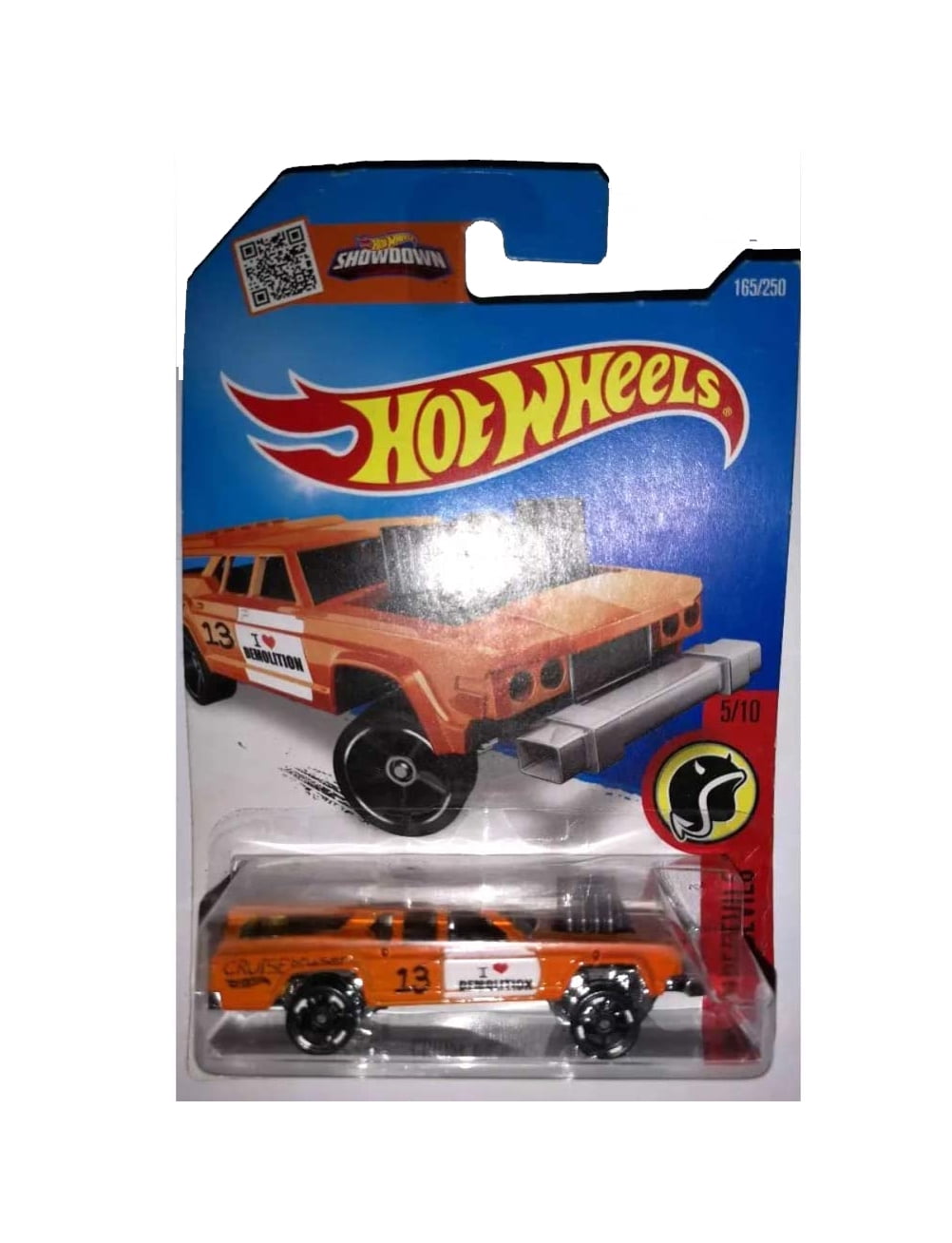 Hot Wheels 2016 HW Daredevils Cruise Bruiser 165/250, Orange - Walmart.com