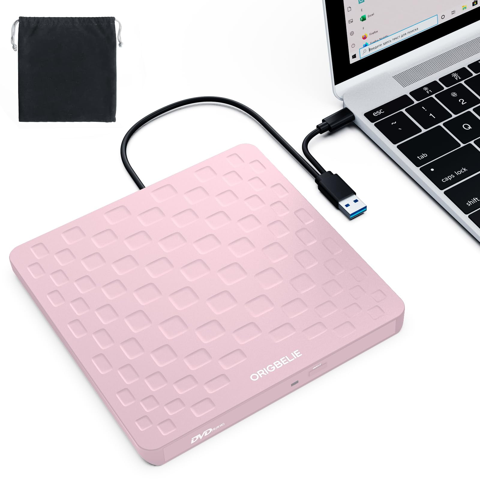 Click here for Origbelie External Cd Dvd Drive For Laptop  Usb 3.... prices