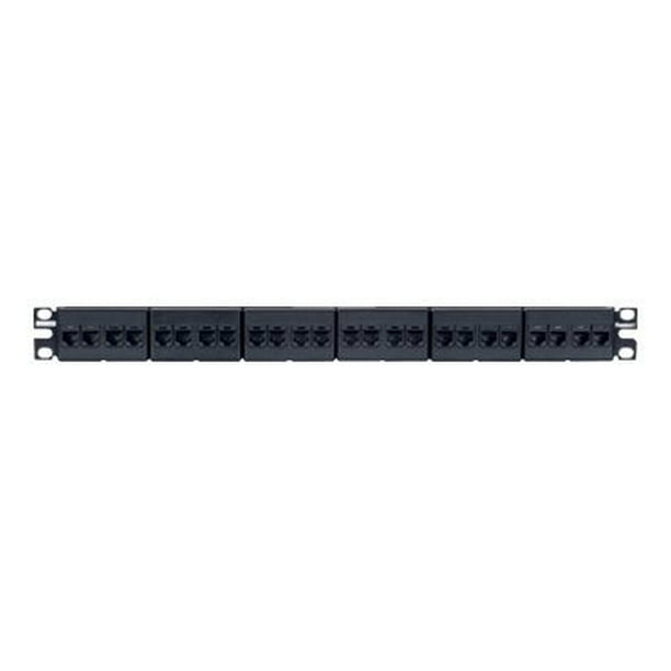 Panduit 24 Port Cat6 Network Patch Panel - 24 X Rj-45 (cp24688bl ...