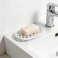 Bathroom Accessories Silicone Soap Dish Holder for Bathroom Water ...