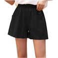 Asxite Womens Pajamas Pants Loose Elastic Waist Solid Pocket Casual ...