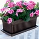 HC Companies 30 Inch Fluted Plastic Venetian Garden Flower Window Box ...