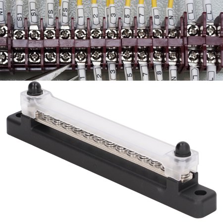 Kozecal Busbar Block,12 Circuit Fuse Block With Ground,12 Circuit Fuse ...