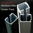 GXCZ Ceiling Curtain Track, 1.2mm Wall Thickness, Windows Ceiling Track ...