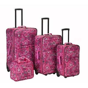 Rockland Luggage Spectra 3 Piece Softside Rolling Luggage Set - Walmart.com