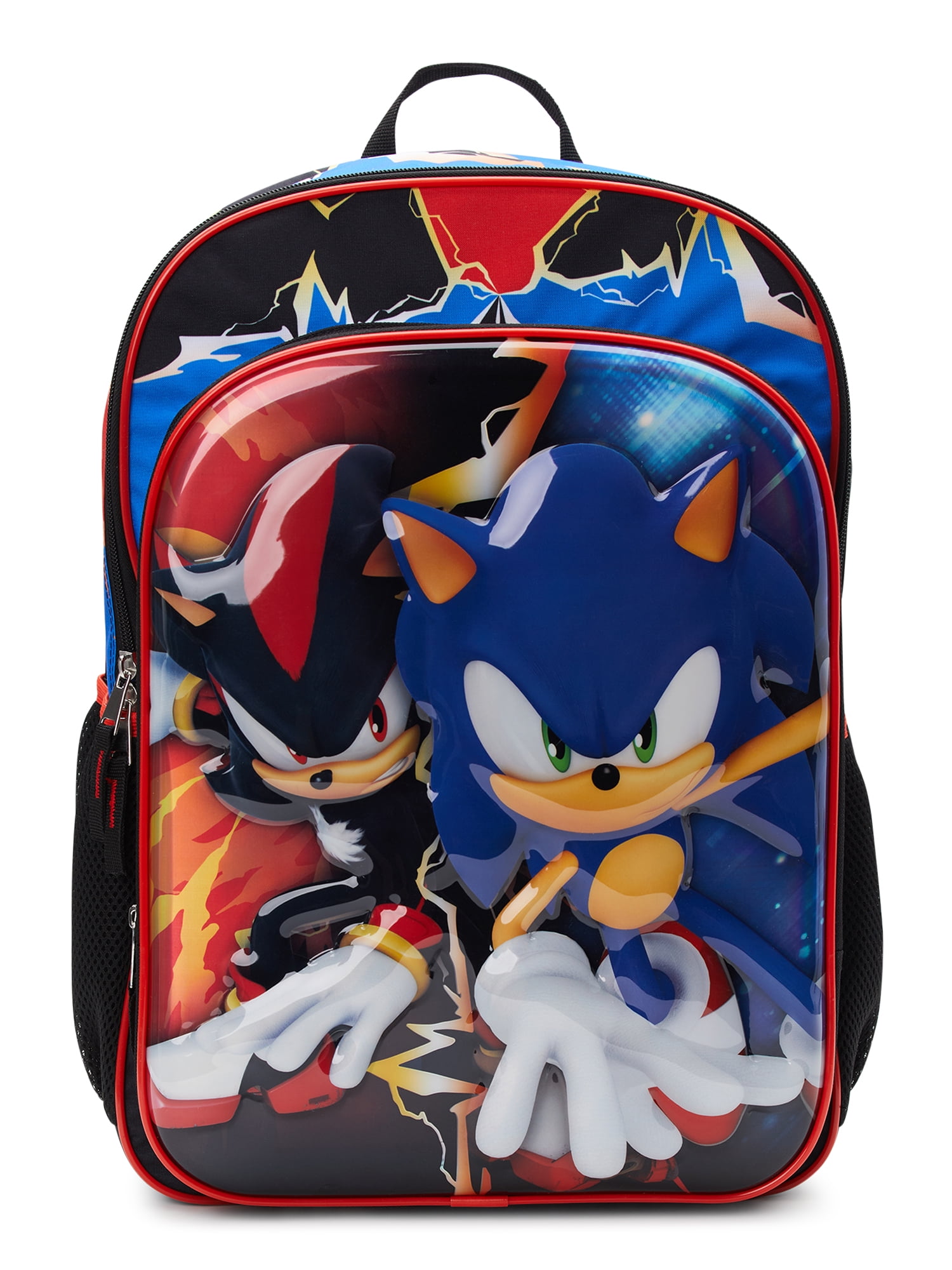 Sonic The Hedgehog Kids Knuckles 17" Laptop Backpack - Walmart.com