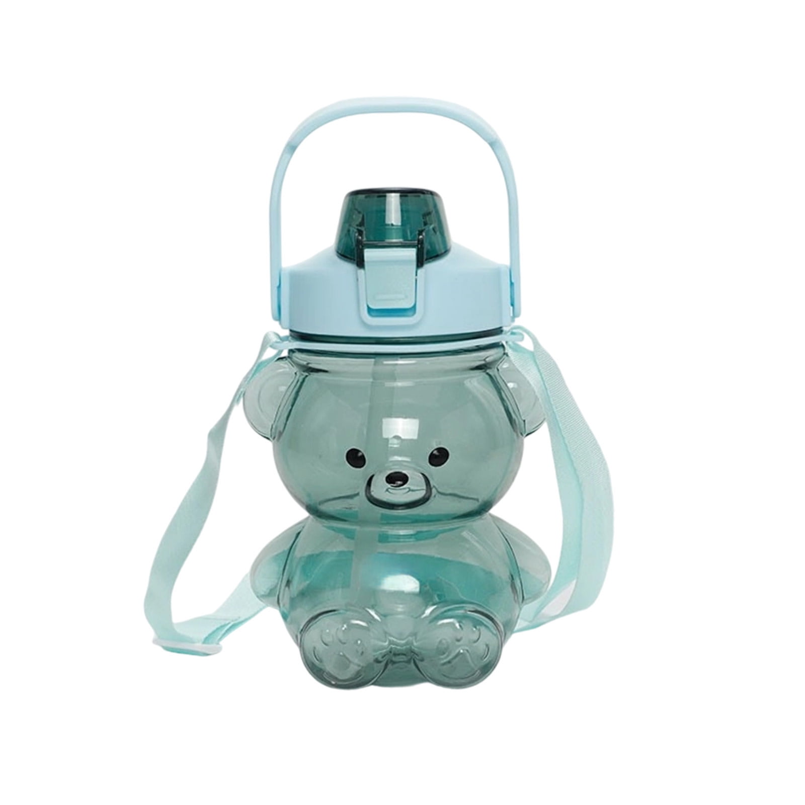 Click here for Tuosodrolic Green Water Bottle Cute Bear Design Pl... prices