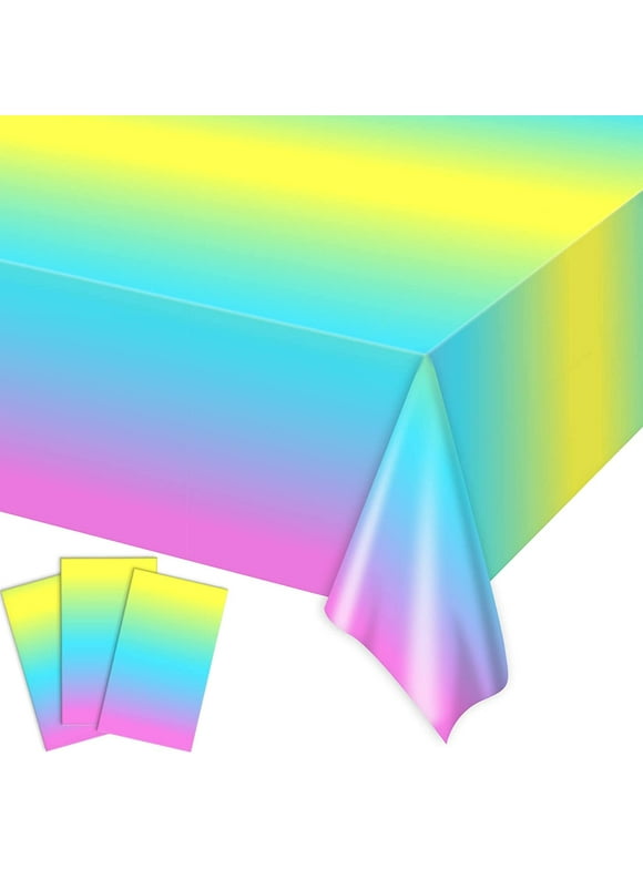 Rainbow Party Tableware in Rainbow Party Supplies - Walmart.com