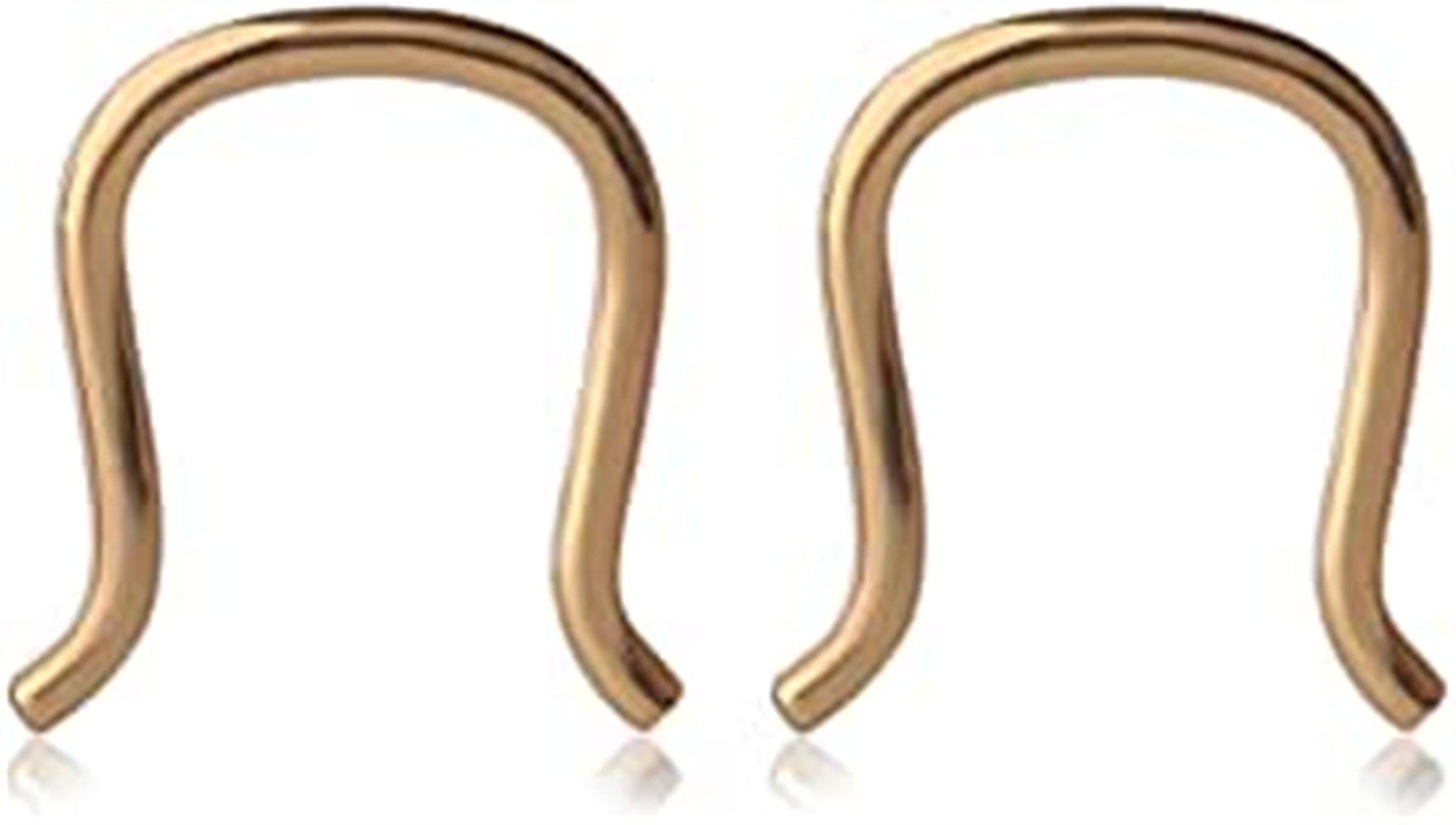 Briana Williams 316L Surgical Steel U-Shaped & Staple Nose Septum ...