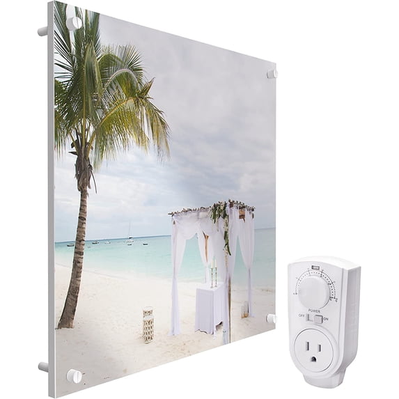 EconoHome Wall Mount Space Heater Panel 2023 Model - with Thermostat ...