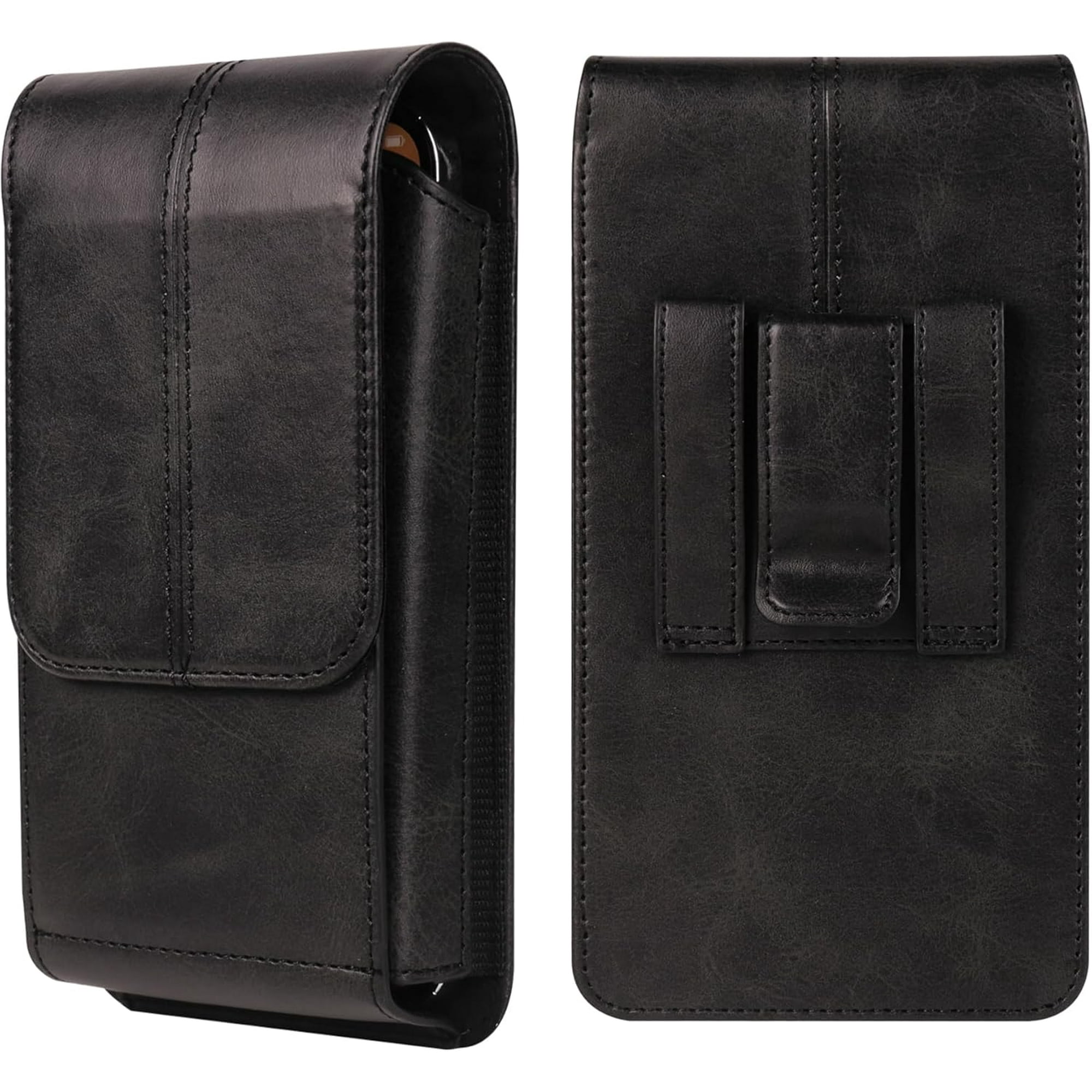 Click here for Nieqiuyun Leather Phone Case With Belt Loop  Black... prices