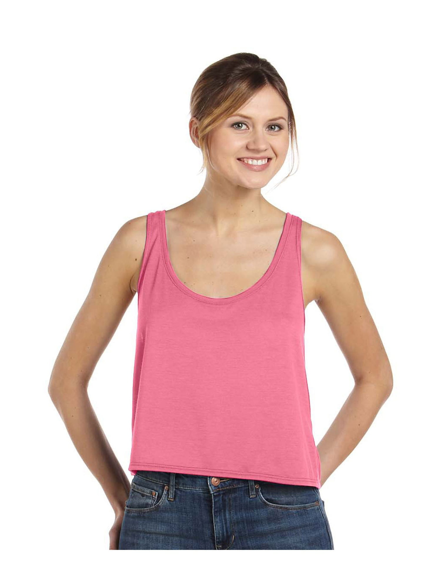 Bella Canvas Women's Flowy Boxy Boxy Fit Cropped Tank Top, Style B8880 ...