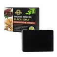 Skin Care African Black Soap Cocoa Beans Vitamin E Black Soap Body