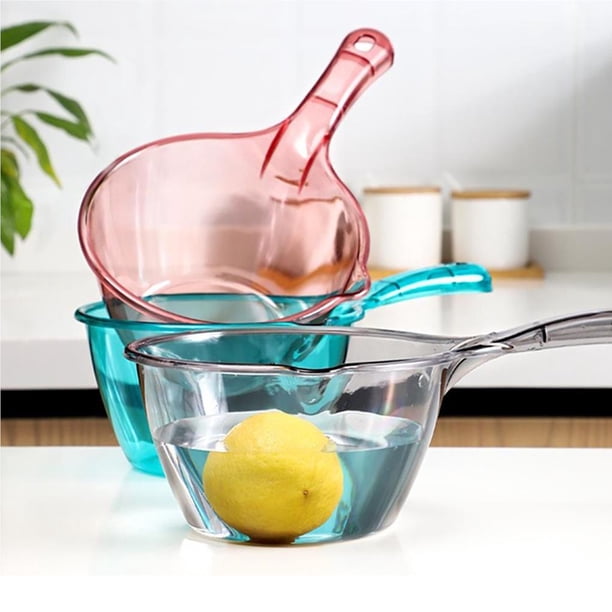 Kitchen Transparent Ladle Kitchen Spoons Bathroom Water Ladle Home ...
