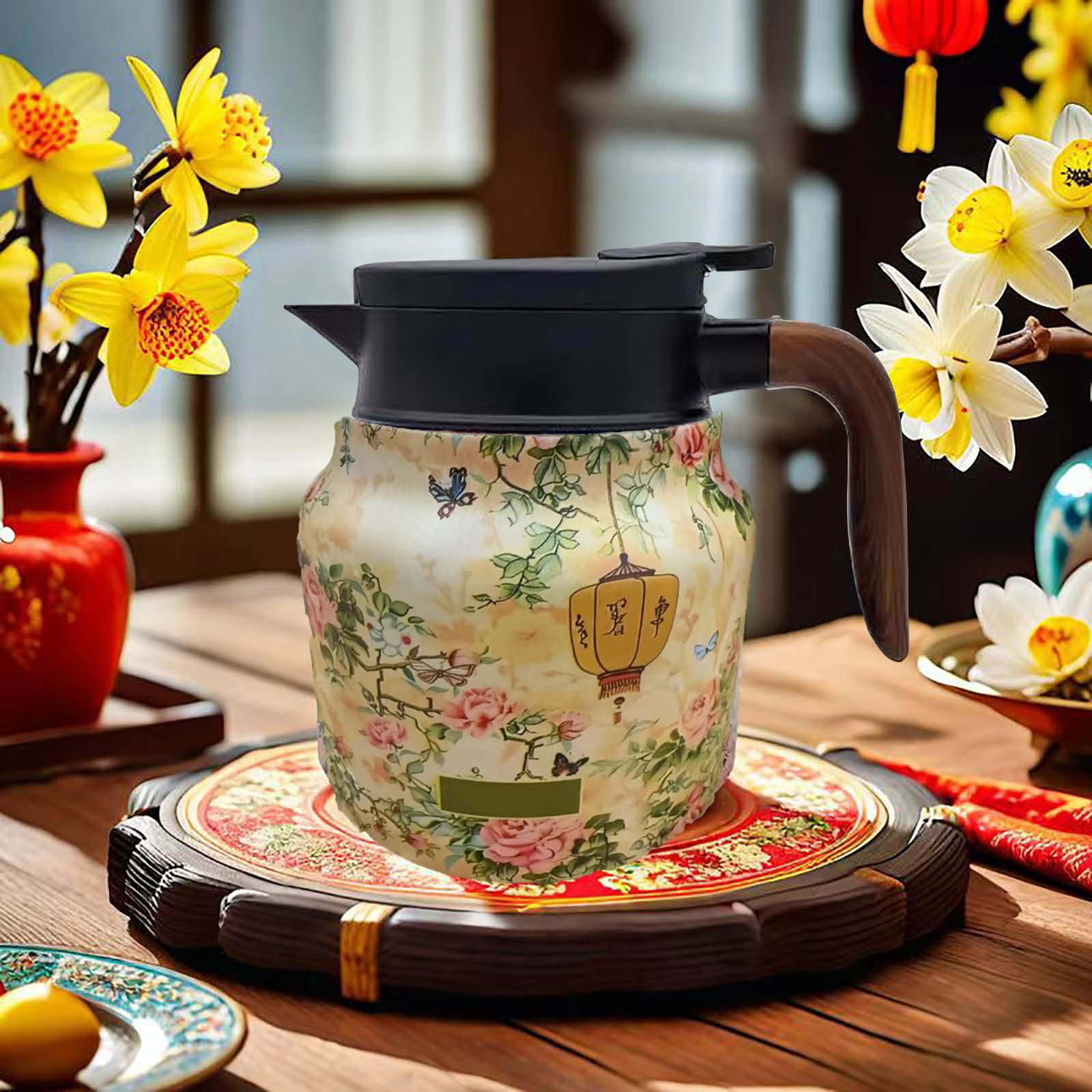 EGNMCR Coffee Pot And Tea Separation Thermal Insulation Pot Indoor Home ...