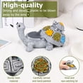 EUWBSSR Ash Tray Cute Turtle Ashtray with Lid Resin Cigarette Ashtray ...